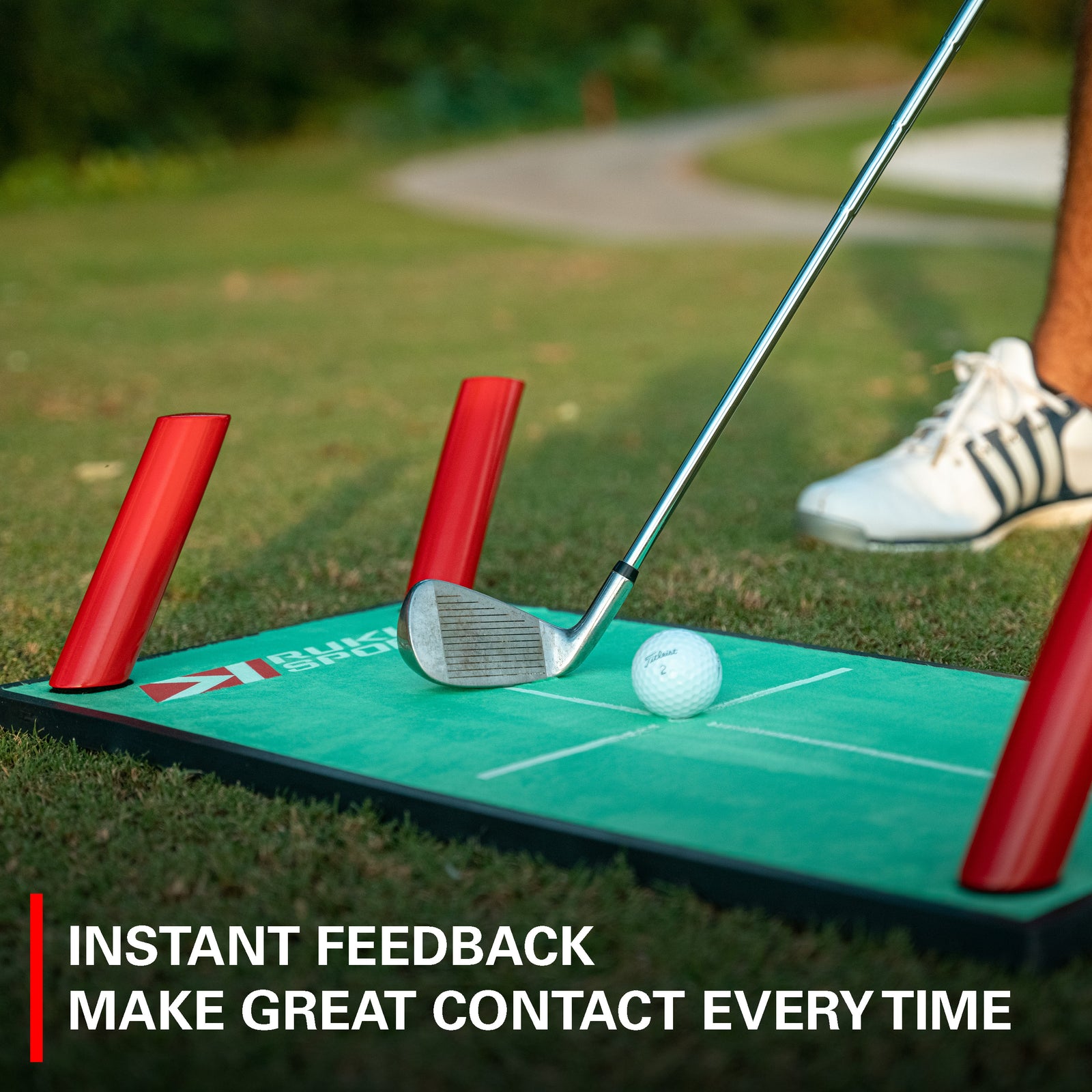 Pathfinder Impact Mat™ Golf Swing Path Trainer